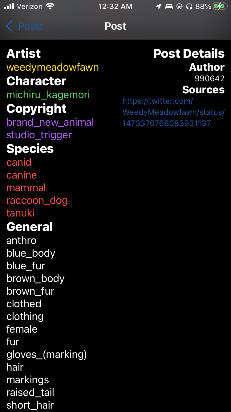 GitHub - CaramelKat/Tanukis-Stash: Open source e621 client for iOS built with SwiftUI