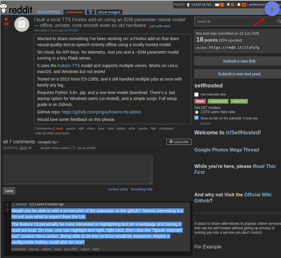 GitHub - pinguy/kokoro-tts-addon: Local neural TTS for Browsers: fast, expressive, and offline ...