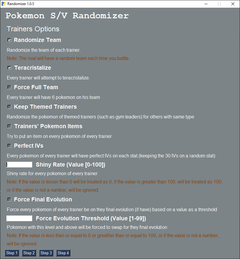 GitHub - ZadenOwer/randomizer-tool: Randomizer tool for PKM Scarlet and Violet