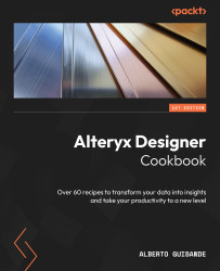 GitHub - PacktPublishing/Alteryx-Designer-Cookbook: Alteryx Designer Cookbook, published by Packt