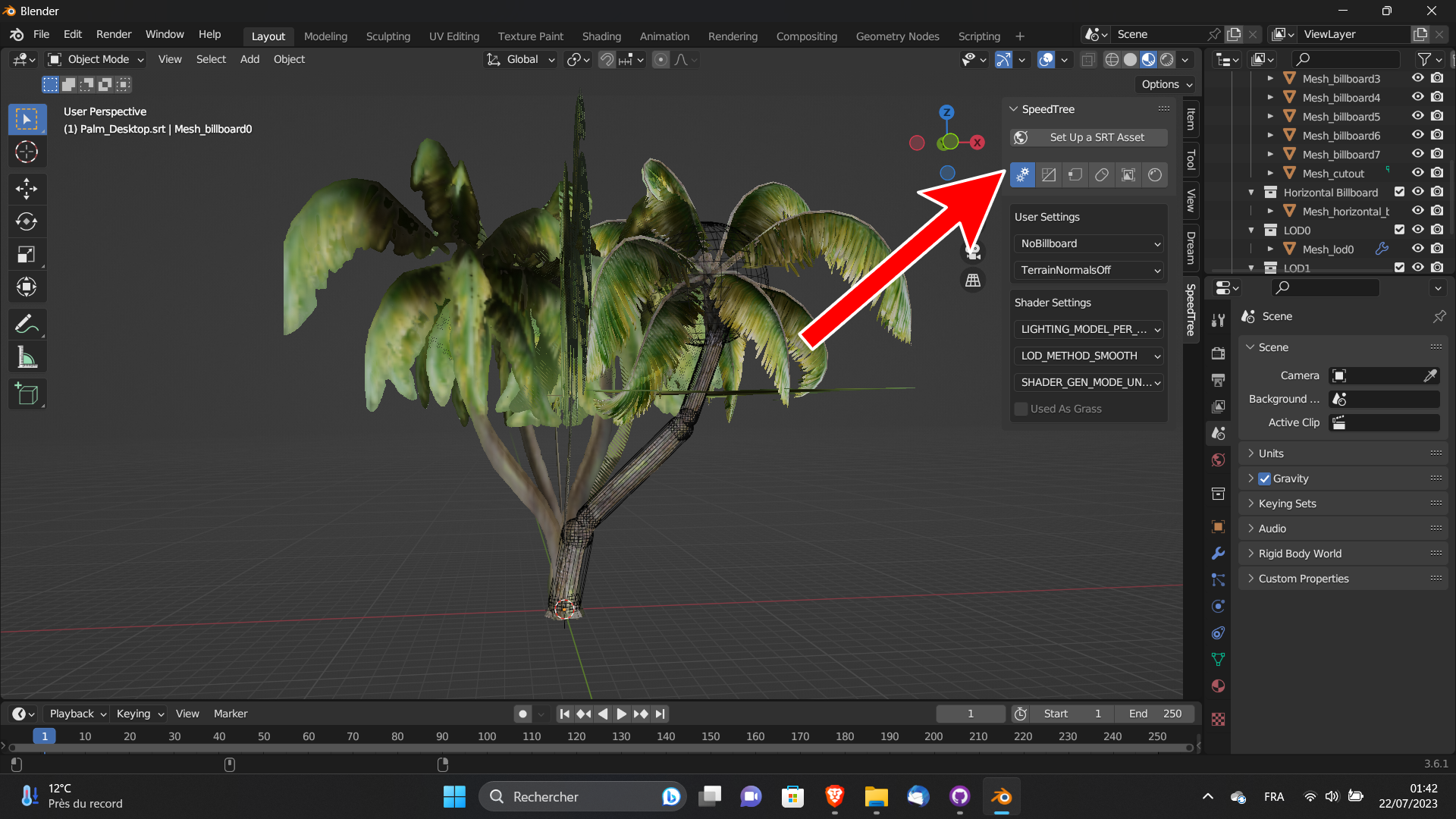 GitHub - ArdCarraigh/Blender_SRT_Addon: Allows modification of real-time SpeedTree meshes (SRT ...