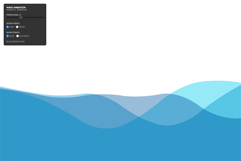 GitHub - cmiscm/wave: Javascript Wave animation