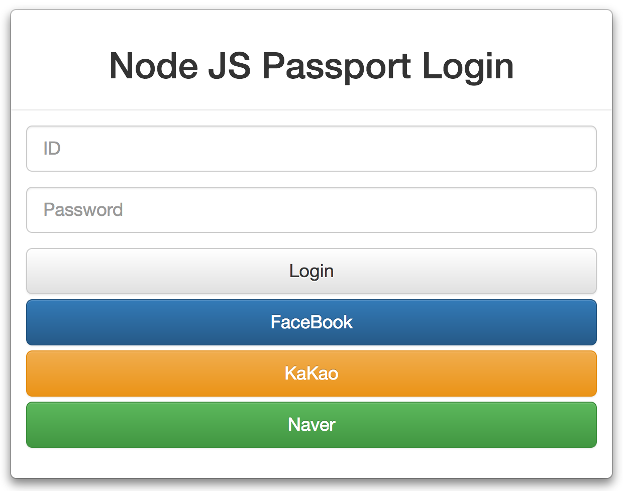 GitHub - cheese10yun/Node-Social-Login: :octocat: 소셜 로그인 Node Facebook, Kakao, Naver