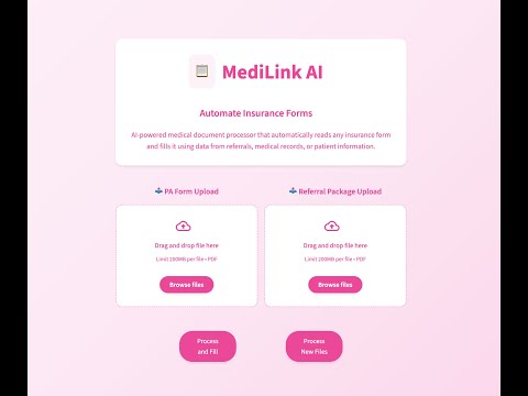 GitHub - MisbahAN/MediLink-AI: AI-powered medical document processor ...