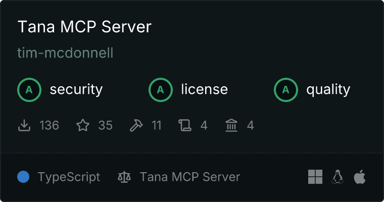 GitHub - tim-mcdonnell/tana-mcp