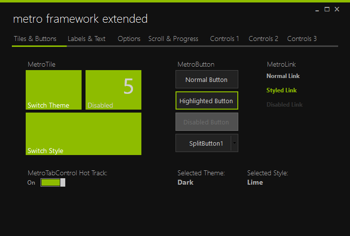 GitHub - MassimoLoi/ModernUI: An extended version of the MetroFramework ...