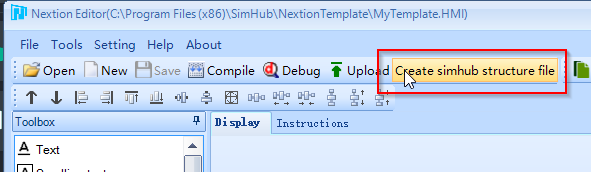 Nextion Display Template creation using mapping editor · SHWotever ...