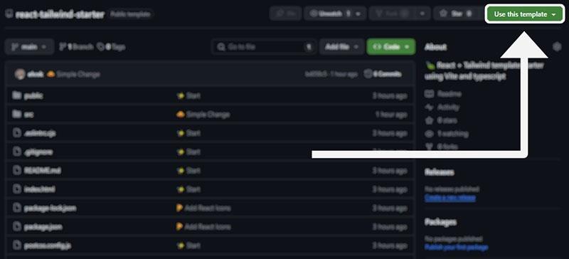 GitHub - elvxk/react-tailwind-starter: 🍃 React + Tailwind template ...