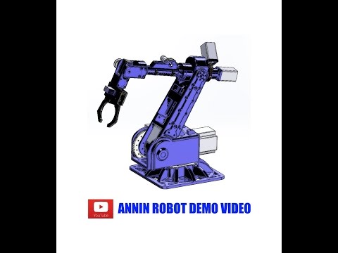 GitHub - Chris-Annin/Annin-Robot-Project: 6 axis stepper motor robot