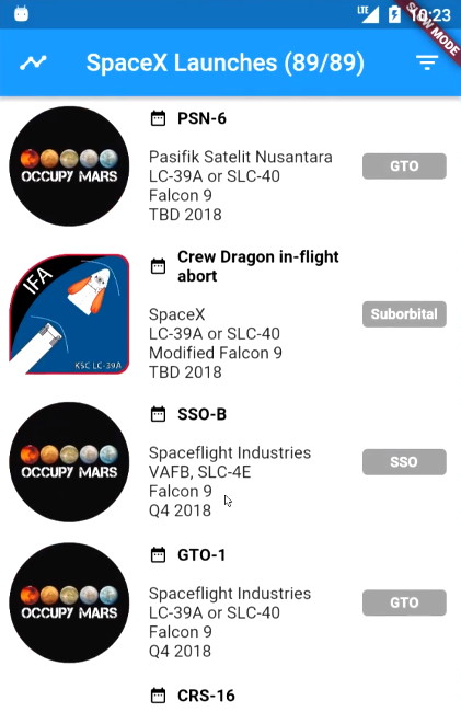 GitHub - pingbird/spacex-app