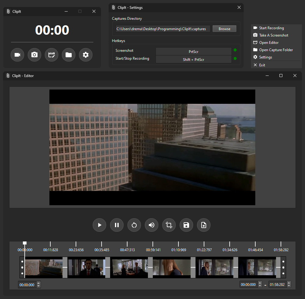 GitHub - ephell/ClipIt-Screen-Capture-App: Screen capture application for Windows designed to ...