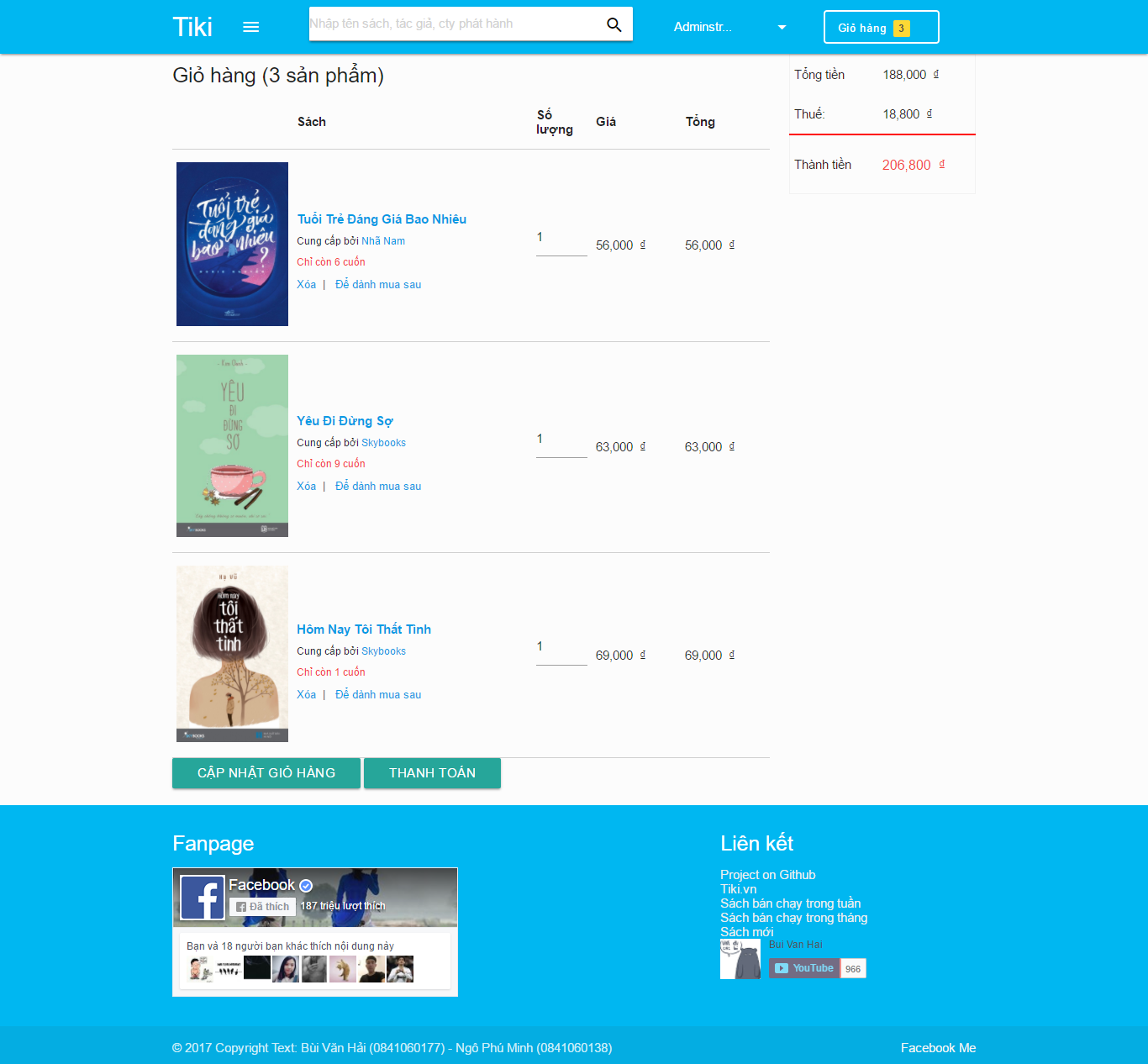 GitHub - buihai279/bookstore: Bài thực tập website bán sách