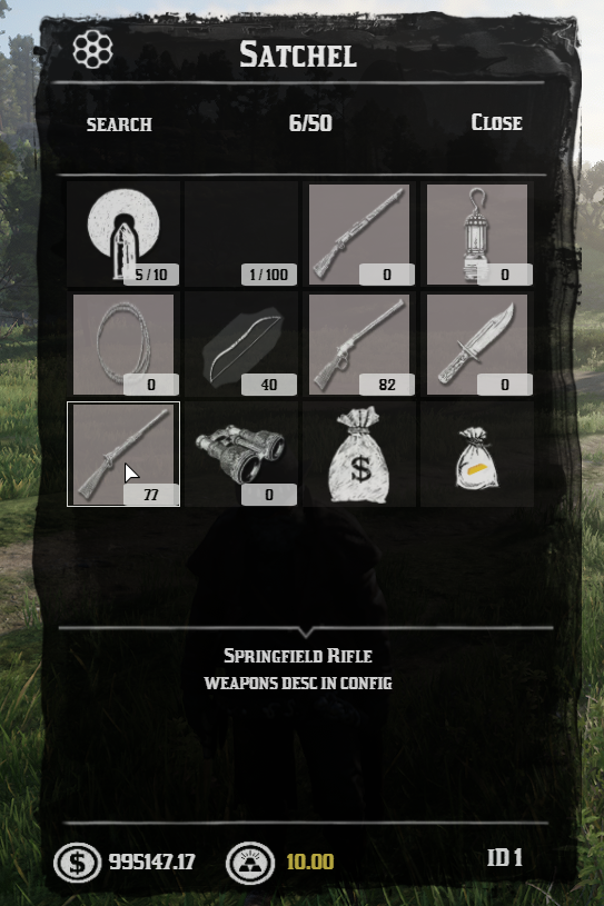 GitHub - RomainJolidon/vorp_inventory: Lua version of VORP Inventory