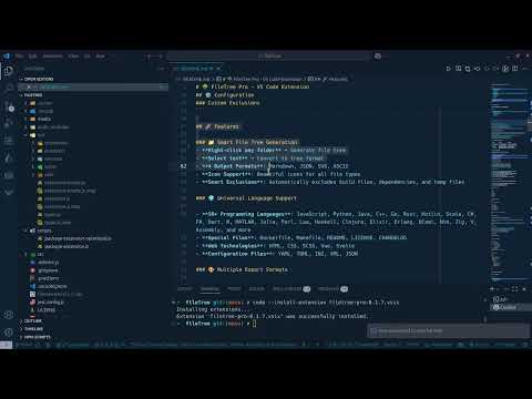 Github 0xtanzim Filetree Pro Filetree Pro Vs Code Extension