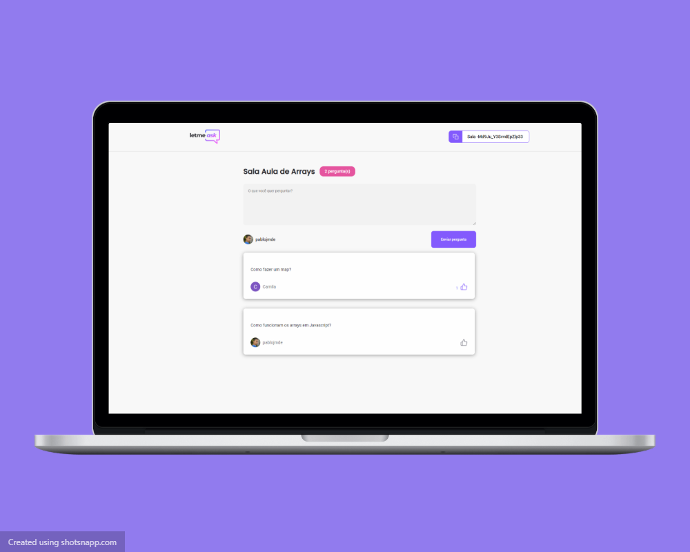 GitHub - pablolucio97/letmeask: Project created at NLW6