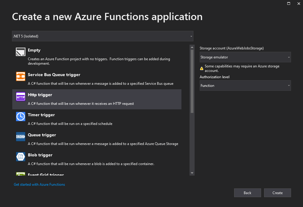Microsoft.EntityFrameworkCore.Tools - Azure Functions with .NET 5 (Isolated) Design-time ...