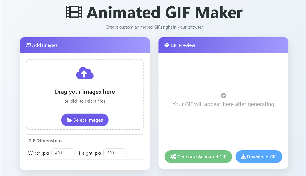 GitHub - sysmaya/Animated-GIF-Maker: Free online tool to create ...