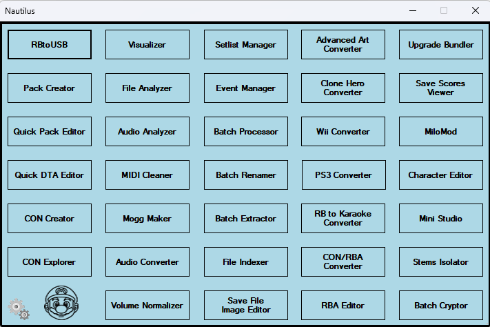GitHub - trojannemo/Nautilus: Tool suite to create, edit and work with Rock Band files