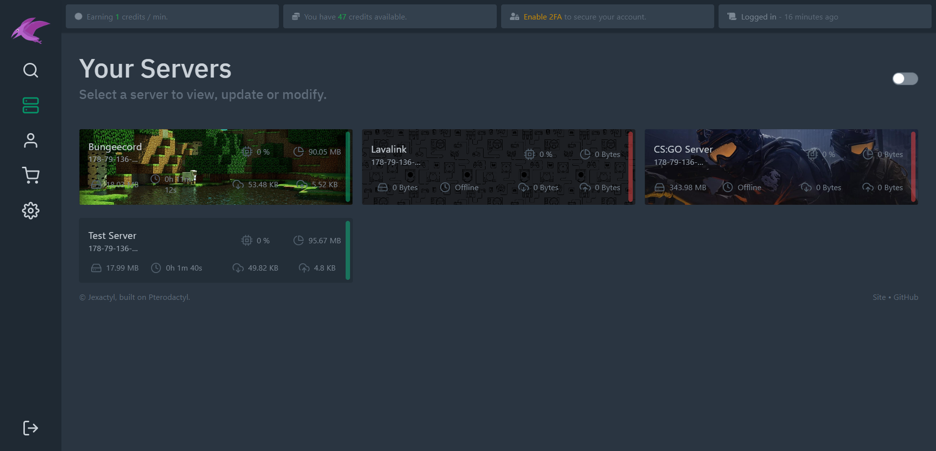 GitHub - KuronekoServer/Jexactyl-Japanese