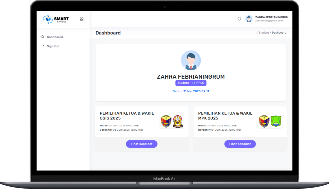 GitHub - SyainaZahrotulLuthfia/SMART-E-VOTE: SMART E-Vote adalah ...