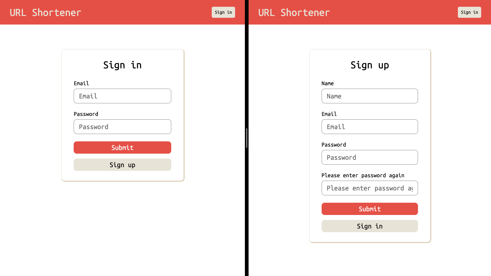 GitHub - tsungtingdu/react-url-shortener