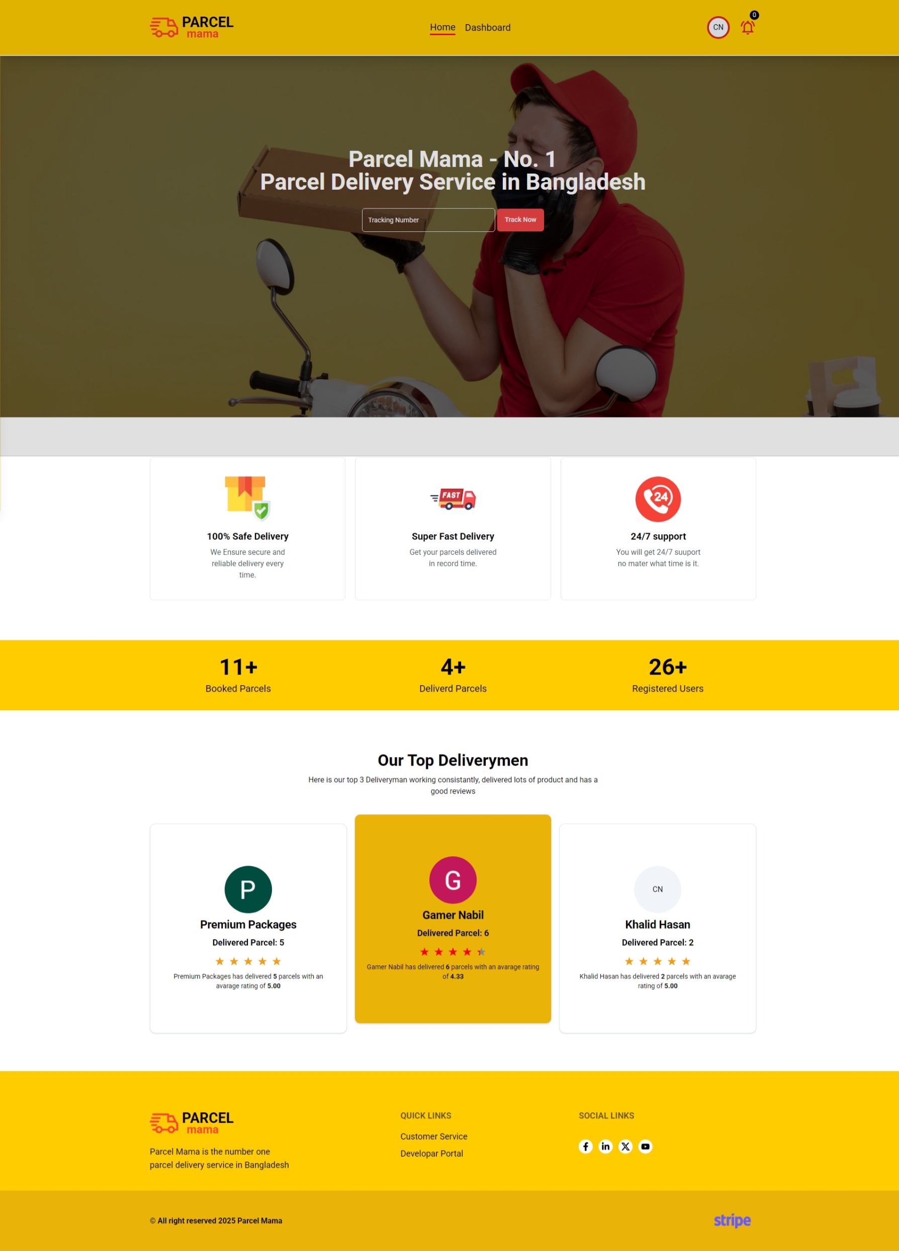 GitHub - nabilsiddik/parcel-mama-client: Parcel Mama is an online parcel booking platform where ...