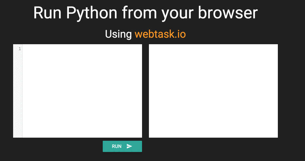 Github Tehsis Webtask Pytask