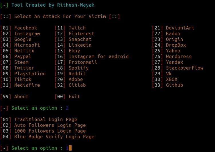 GitHub - ritheshnayak/RM-phisher: Untected phishing tool, not detected ...