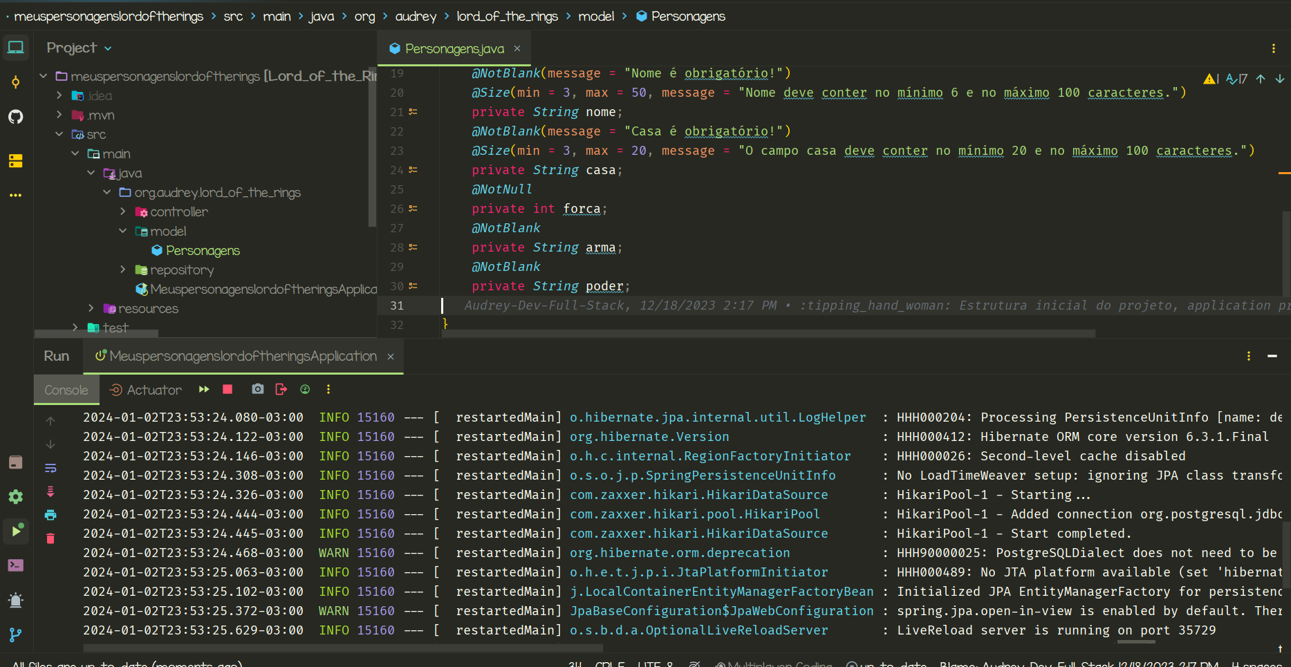 GitHub - eu-audrey/Lord_of_the_Rings_Personagens: Nesse projeto estou refazendo o projeto que ...