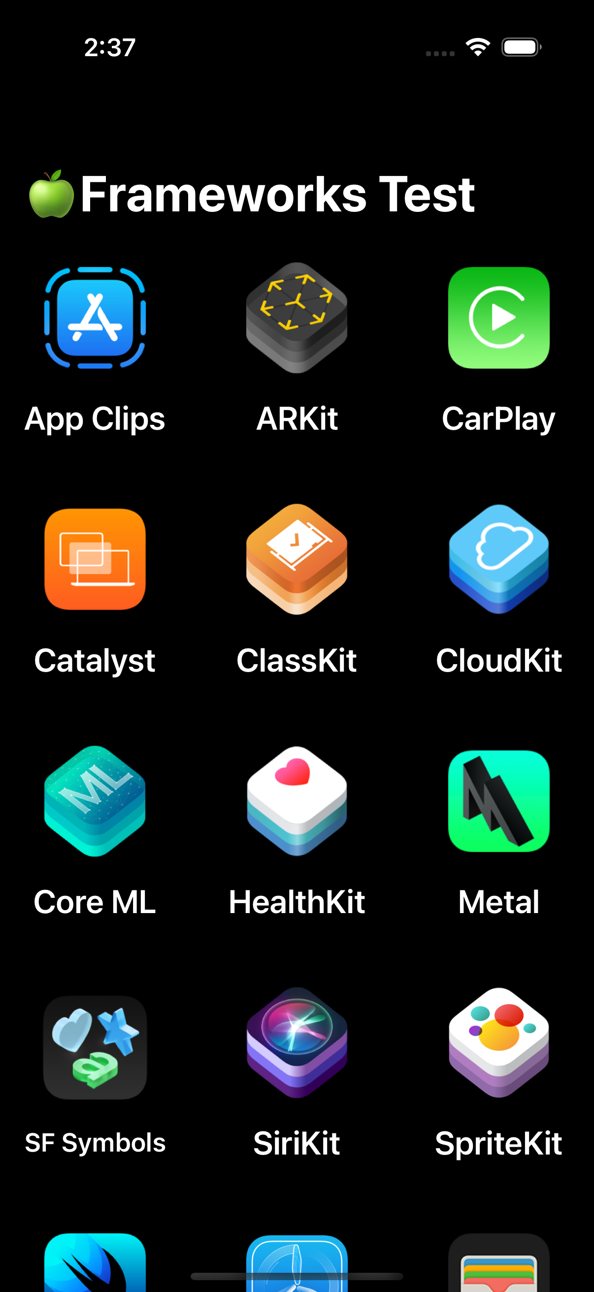 GitHub - adityaanand176/apple-frameworks: A small app made to learn and understand how Views ...