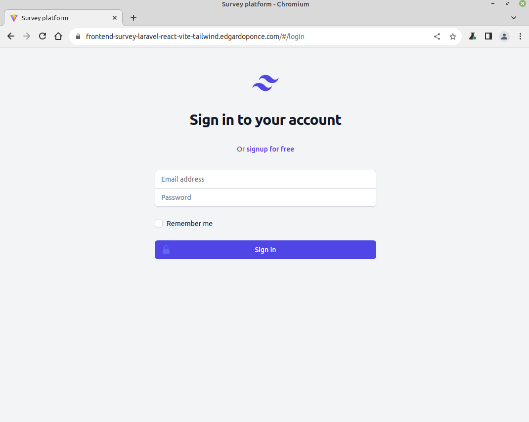 GitHub - guduchango/survey-laravel-react-vite-tailwind: Simple survey ... GitHub - guduchango/survey-laravel-react-vite-tailwind: Simple survey ...
