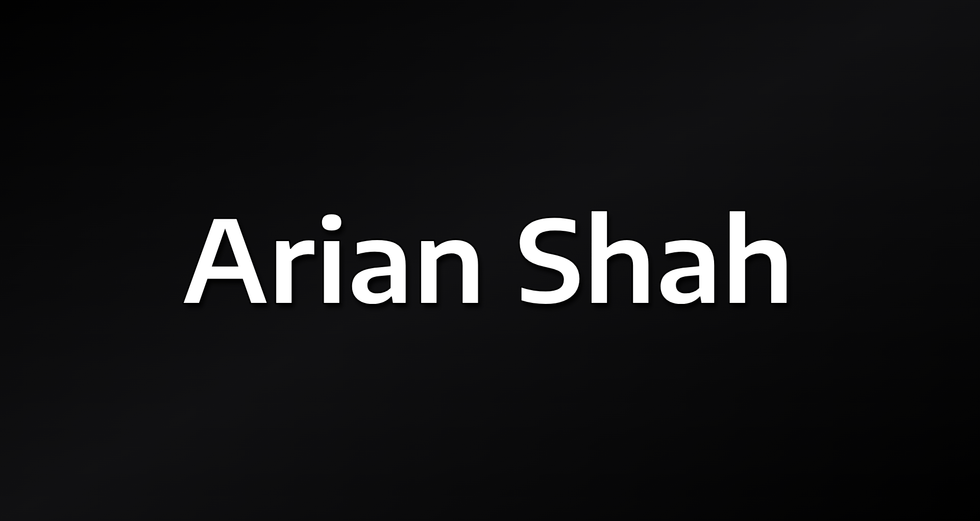 arianshah-dev (Arian Shah) · GitHub