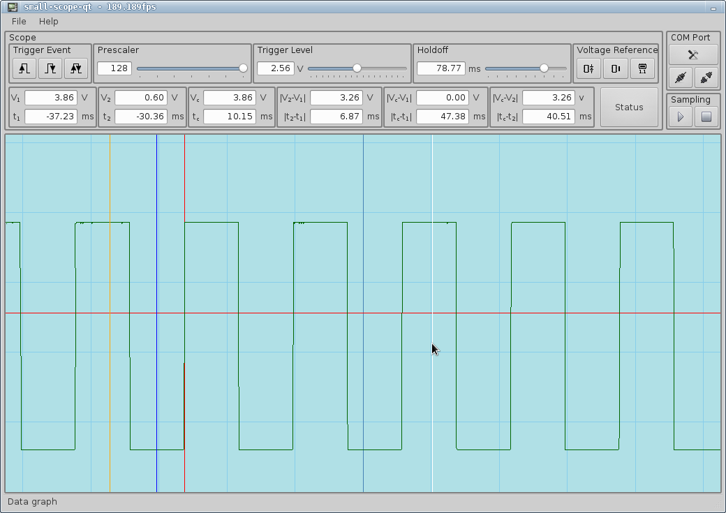 GitHub - marvin-sinister/small-scope-qt: GUI for small-scope arduino oscilloscope