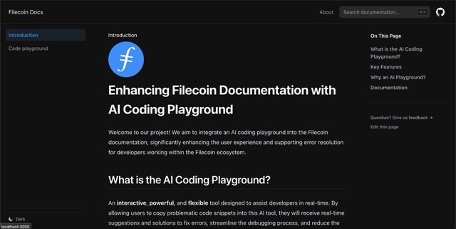 GitHub - mendsalbert/filecoin-ai-code-playground