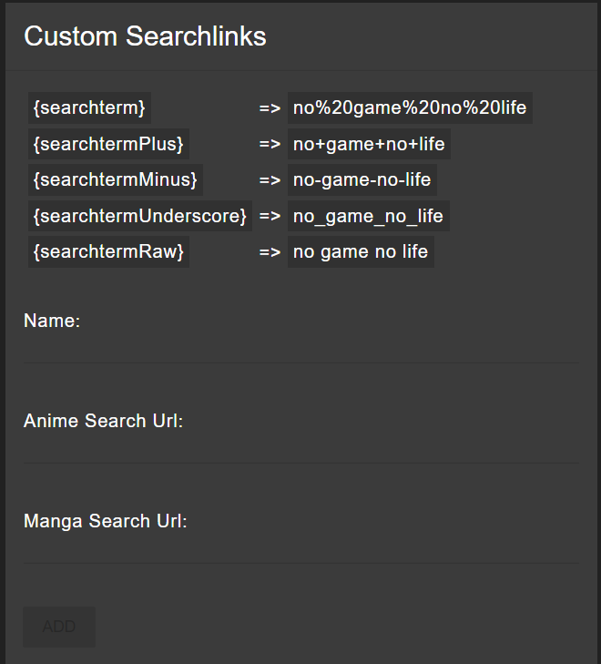 Custom Quicksearch links · MALSync/MALSync Wiki · GitHub