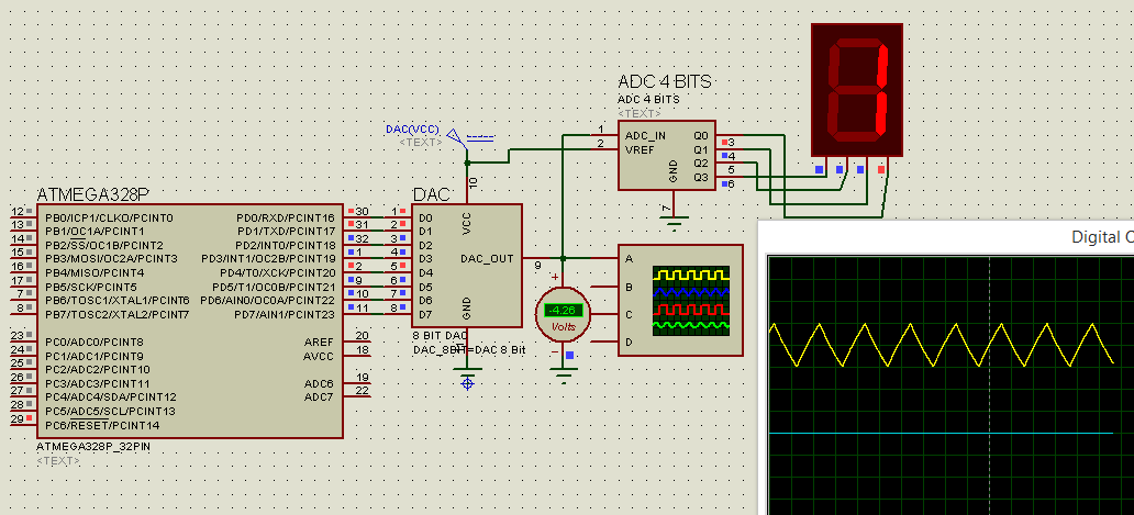 GitHub - miguelangelo78/Proteus-DAC-to-ADC-experiment: DAC circuit interfacing with a ...
