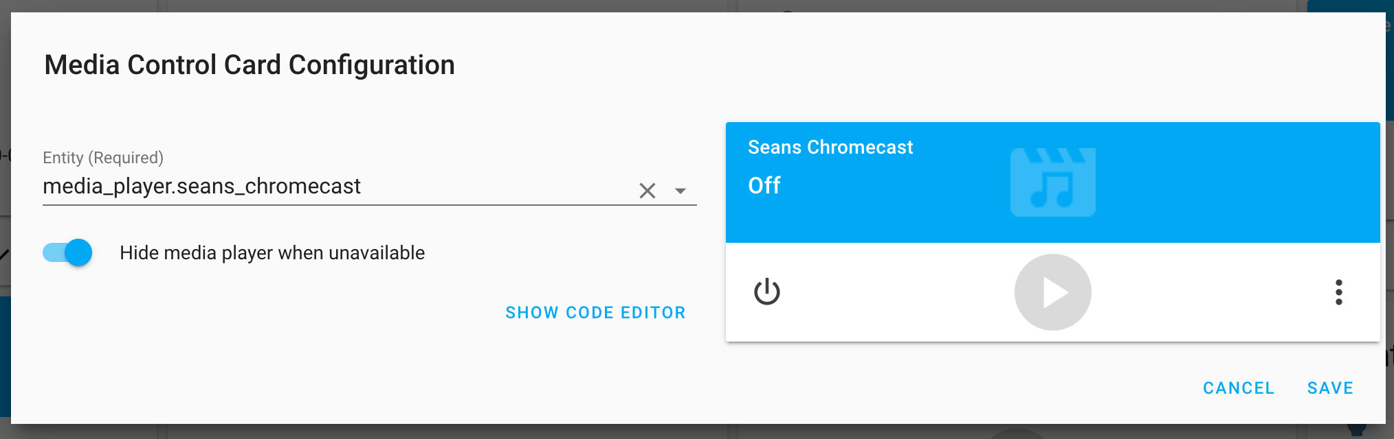 Add "Hide when unavailable" toggle to Lovelace Media Control card ...