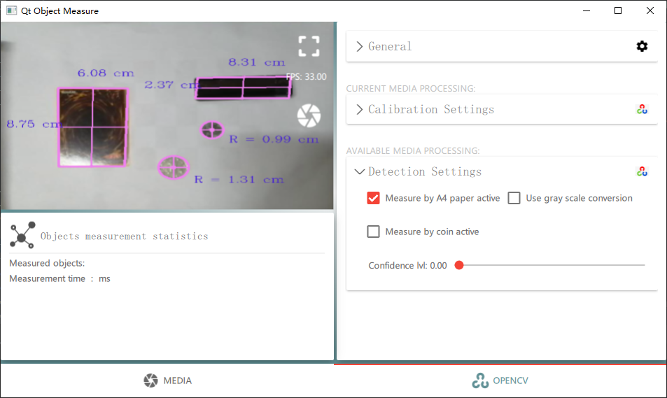GitHub - chenjiajun1999/qt-object-measure: 一款用于物体尺寸测量的 C++ 桌面应用，使用 Qt 和 QML 构建 UI，使用 OpenCV 传统算法 ...