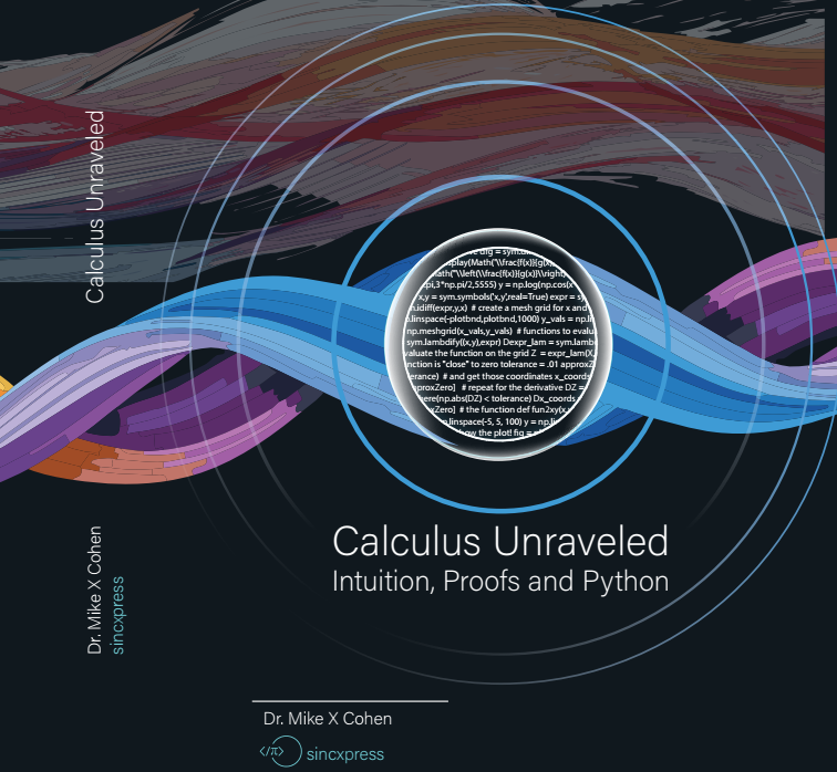 GitHub - mikexcohen/Calculus_book: Code to create the figures and solve the exercises in the ...