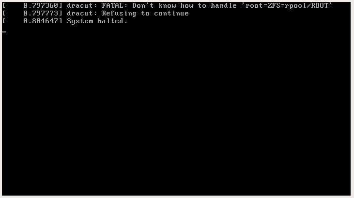 HOWTO install EL7 (CentOS RHEL) to a Native ZFS Root Filesystem ...