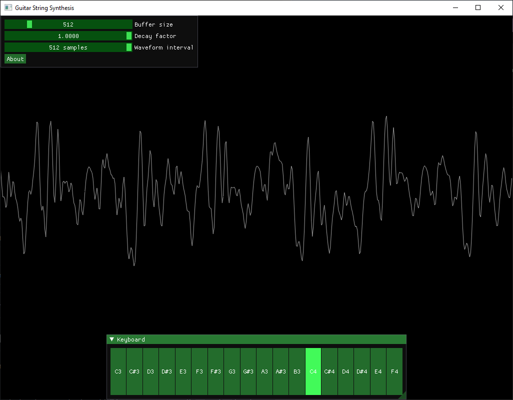 GitHub - SNMetamorph/guitar-string-synthesis: Guitar string sound synthesis program based on a ...