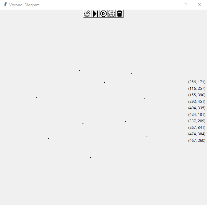 GitHub - catmalon/VoronoiDiagram: 109-1Algorithm