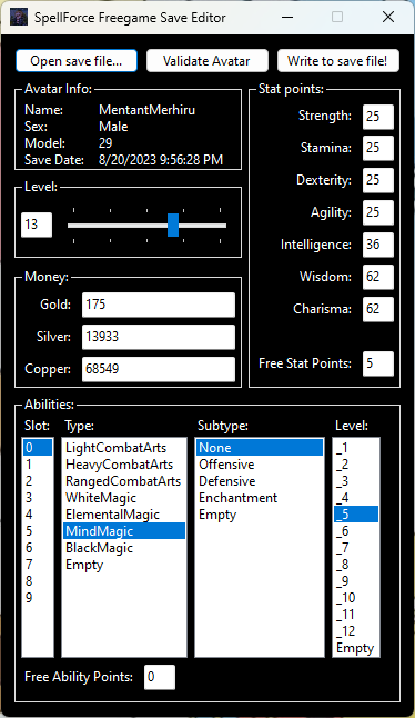 GitHub - Spellforcawka/SpellForce-Freegame-Save-Editor: Editor for save files for Free Game mode ...