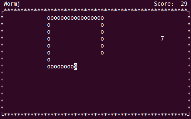 GitHub - bryanesmith/wormj: Clojure port of BSD game "worm" - the ...