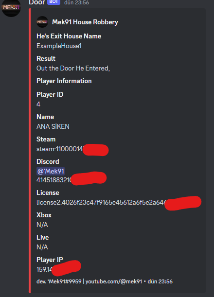 GitHub - Mek91/Mek91-HouseRobbery