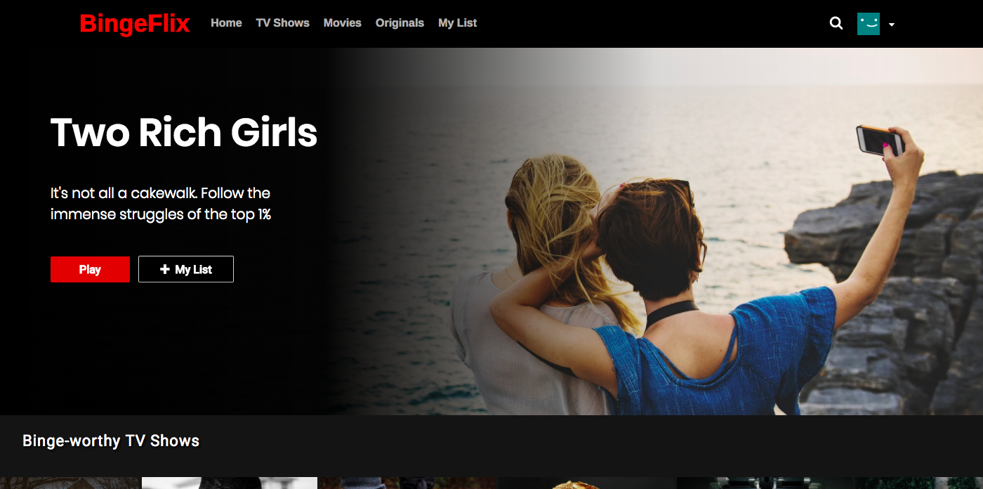 GitHub - streamlifetv/BingeFlix: A video-streaming app inspired by Netflix.