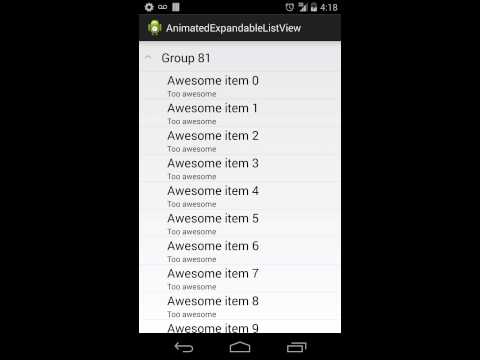 GitHub - idunnololz/AnimatedExpandableListView: An extendable, flexible ExpandableListView ...