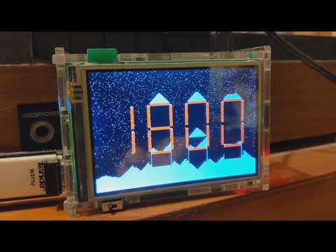GitHub - LionsPhil/pixmasclock: SDL1.2 digital clock with snow aimed at ...