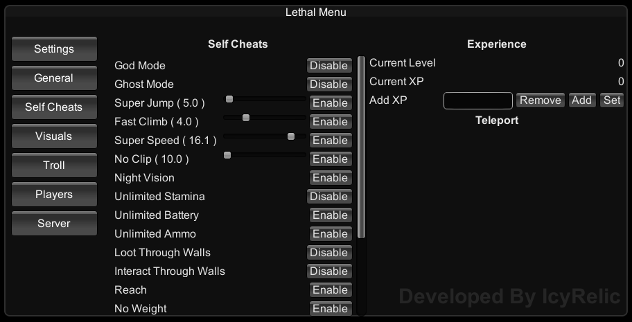 GitHub - IcyRelic/LethalMenu
