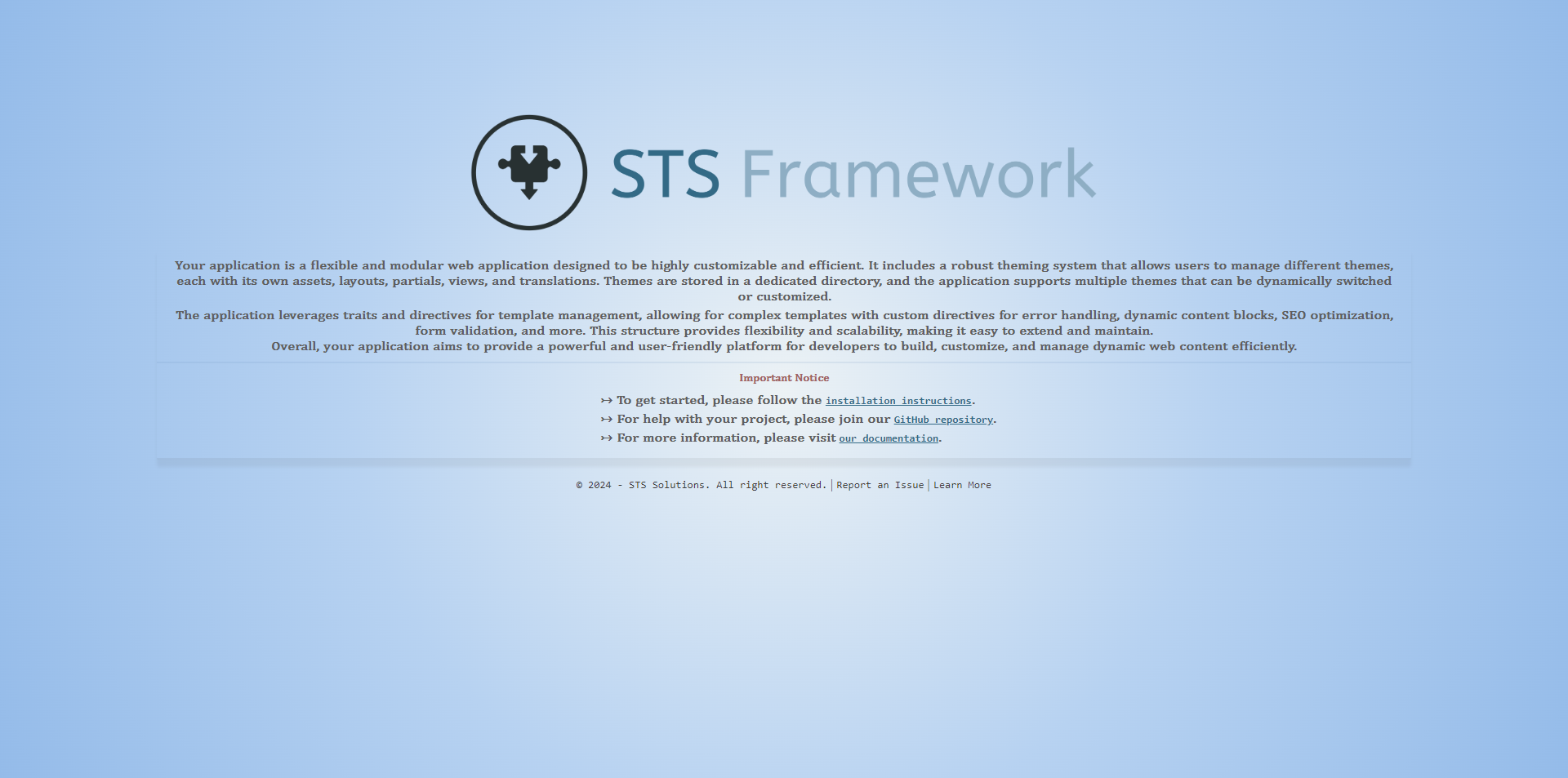 GitHub - sts-sys/sts-app: STS Framework - App